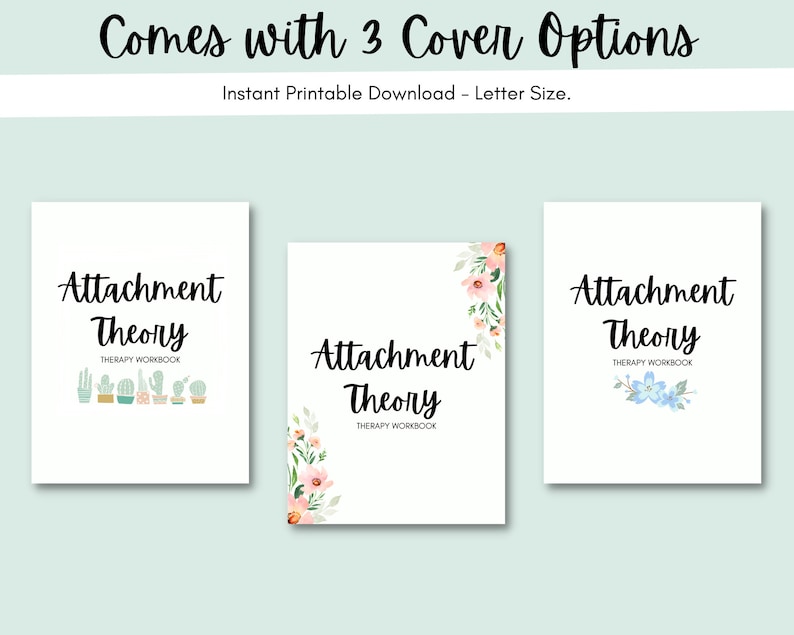 Attachment Theory Therapy Workbook: Attachment Style, Secure, Avoidant ...