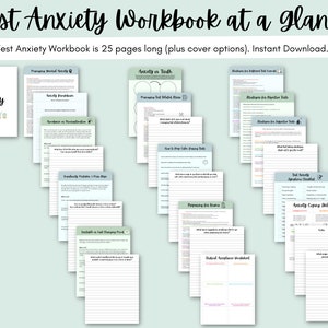 Test Anxiety Workbook: Tips to Reduce Test Anxiety, Test Taking ...