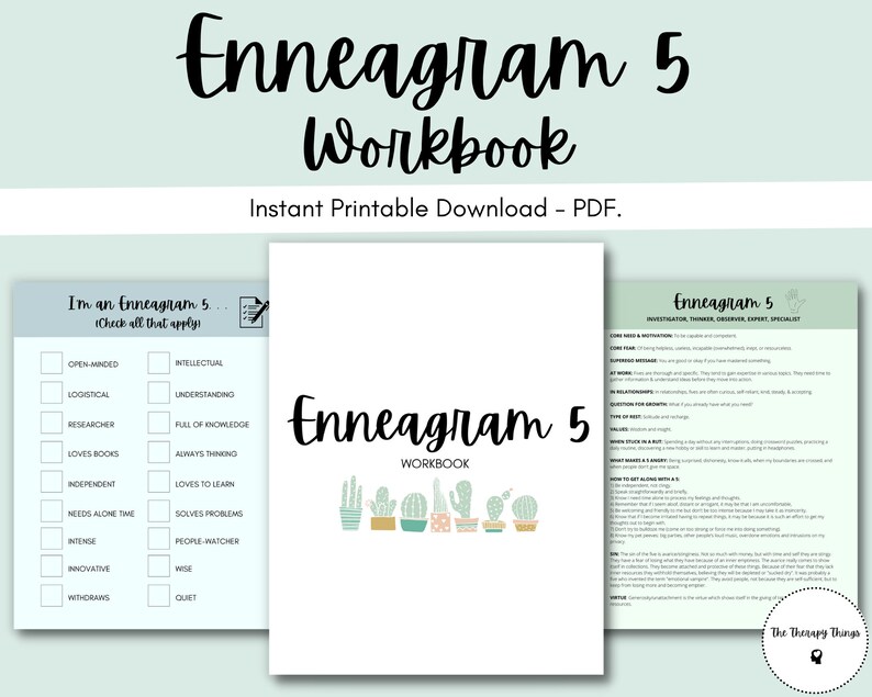 Enneagram 5 Workbook: Investigator, Thinker, Observer, Expert ...