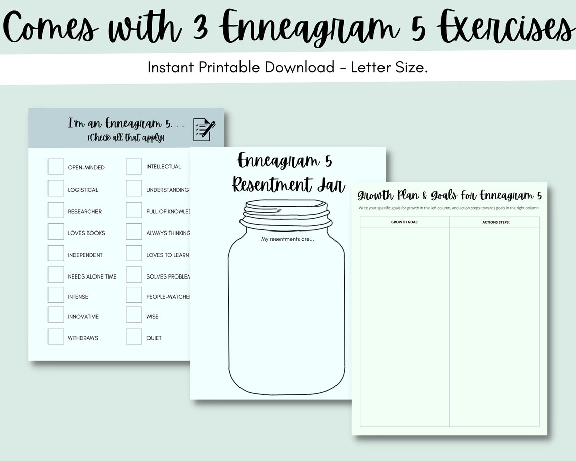 Enneagram 5 Workbook: Investigator, Thinker, Observer, Expert ...