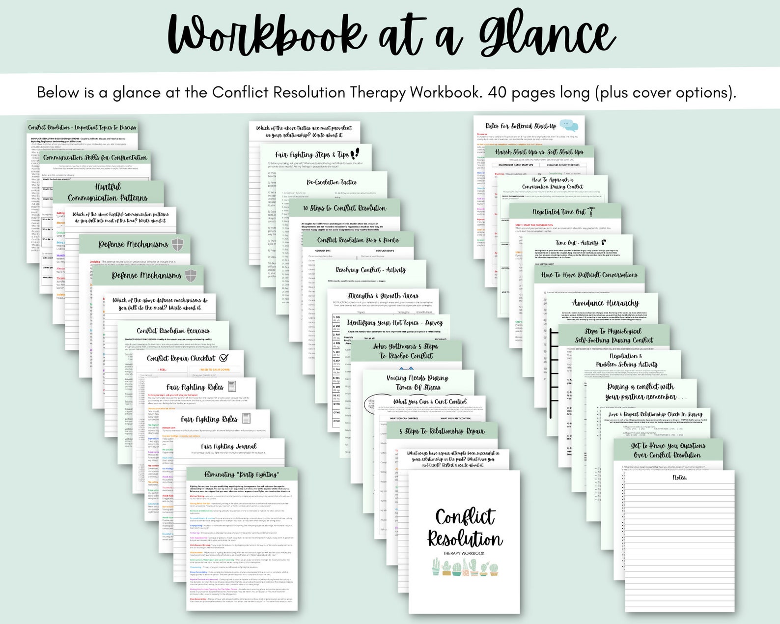 CONFLICT RESOLUTION BUNDLE: Conflict Resolution Anger - Etsy