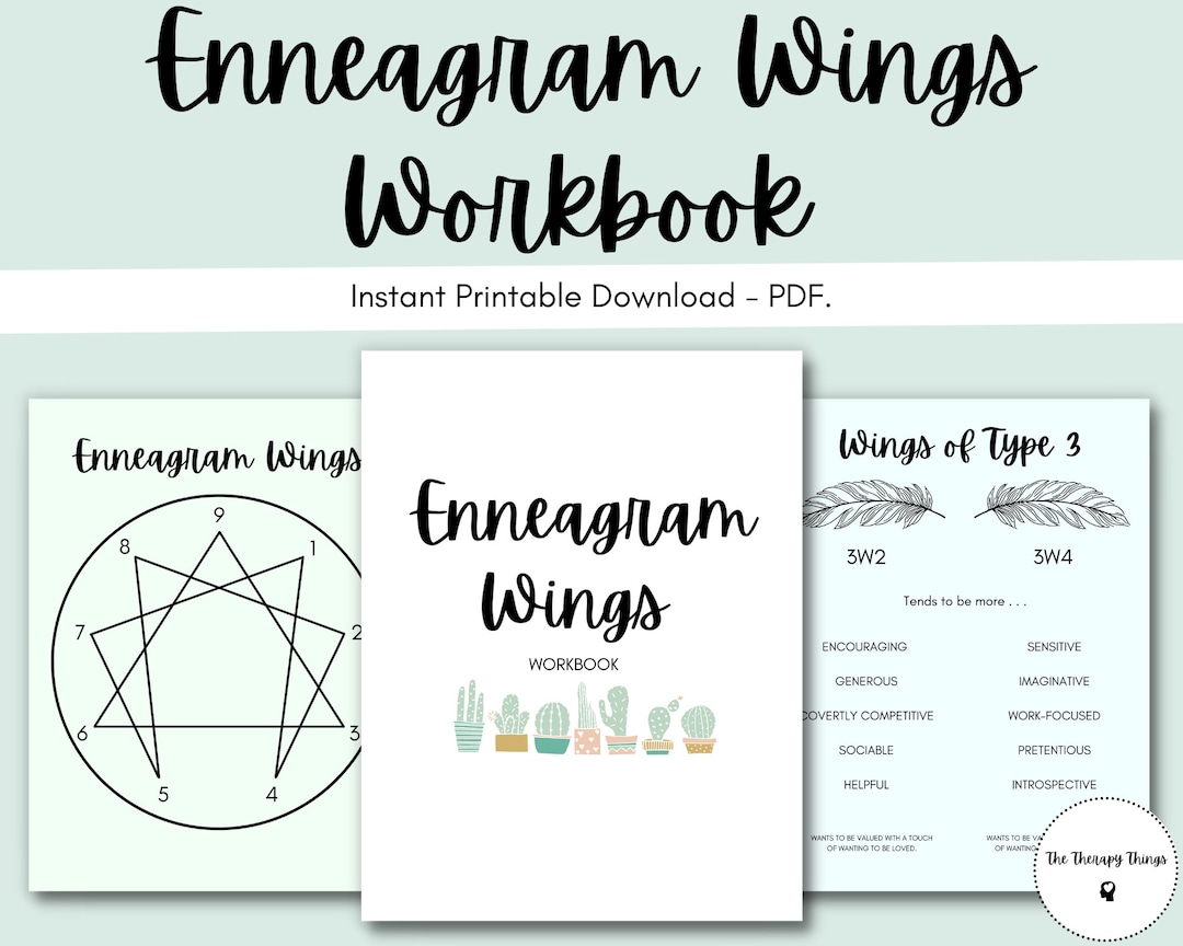 Enneagram Wing Types Workbook: 1w9, 1w2, 2w1, 2w3, 3w2, 3w4, 4w3, 4w5 ...