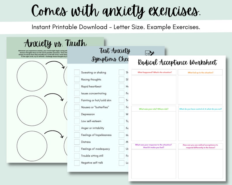 Test Anxiety Workbook: Tips to Reduce Test Anxiety, Test Taking ...