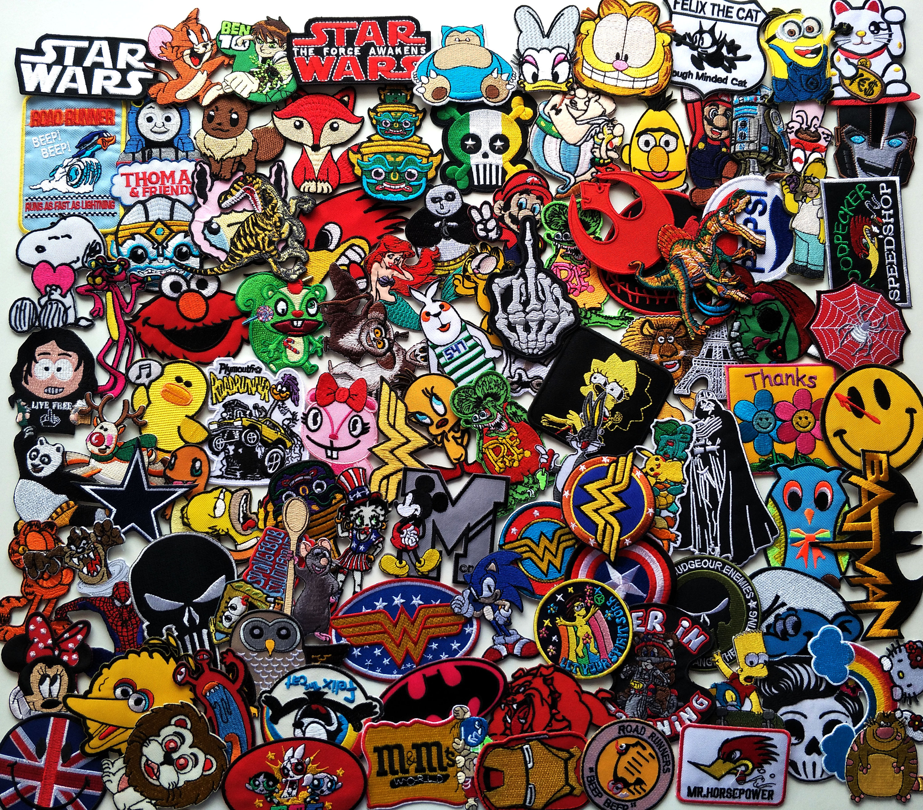 Cartoon Character Iron on Patches: Kids Hero Mix, Random 30 Pcs - Etsy