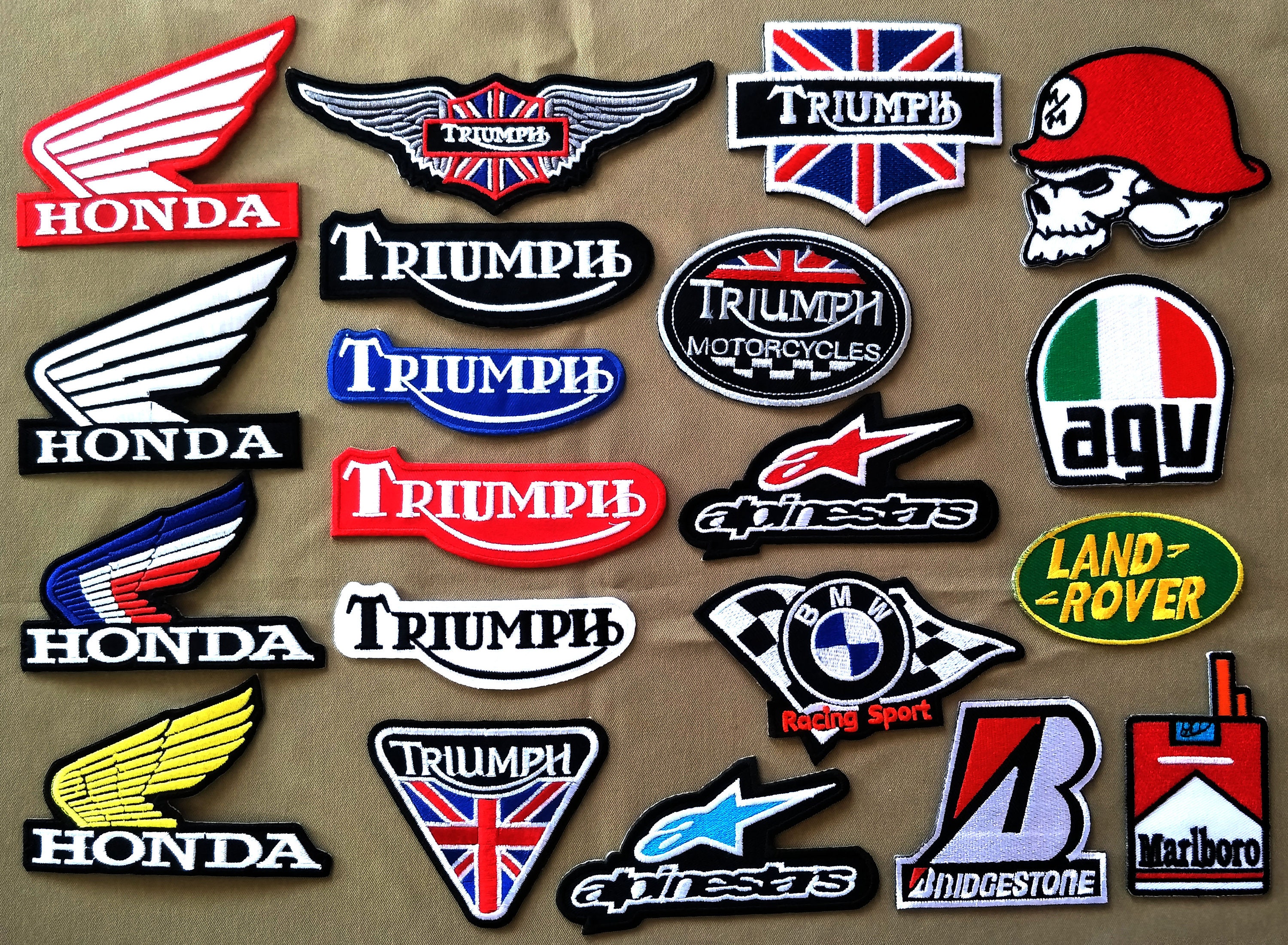Wholesale Lot 20 Motorcle Biker Racing ATV Embroidered Random Iron on ...