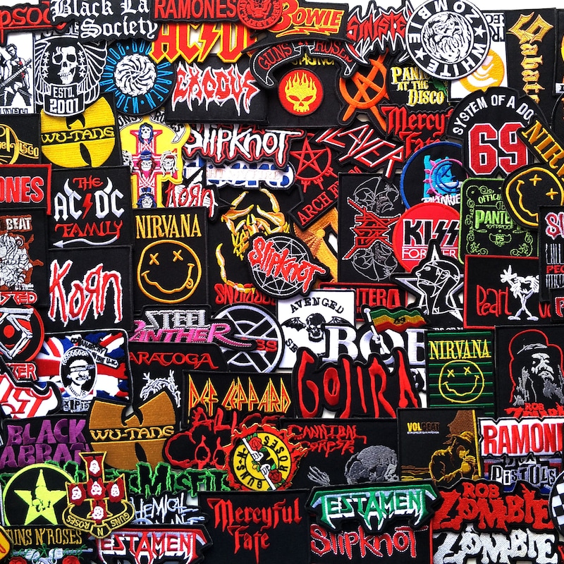 Rock Band Patch Sets - Etsy