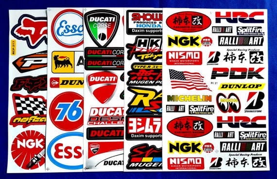Stickers Sheet HRC Yoshimura NGK Sponsor Sticker Decals Pack - Etsy ...