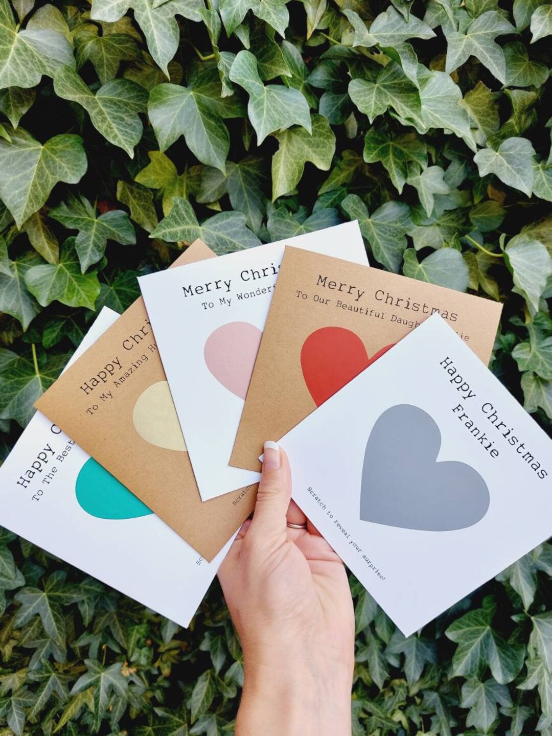 Christmas Surprise Scratch Card Reveal Personalised Trip Christmas Gift ...