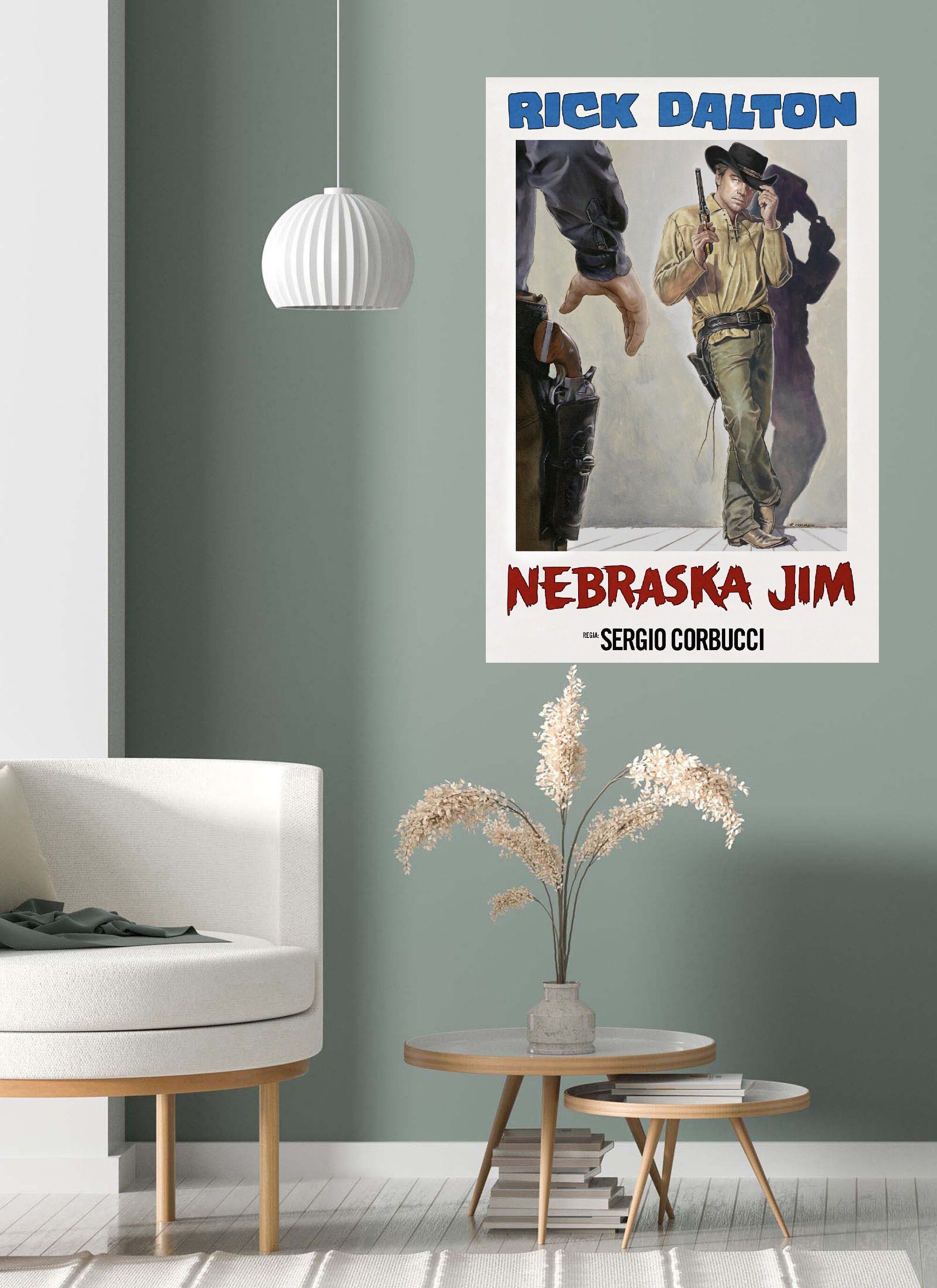 Nebraska Jim Poster Rick Dalton Print Wall Art Cool Perfect 3d - Etsy
