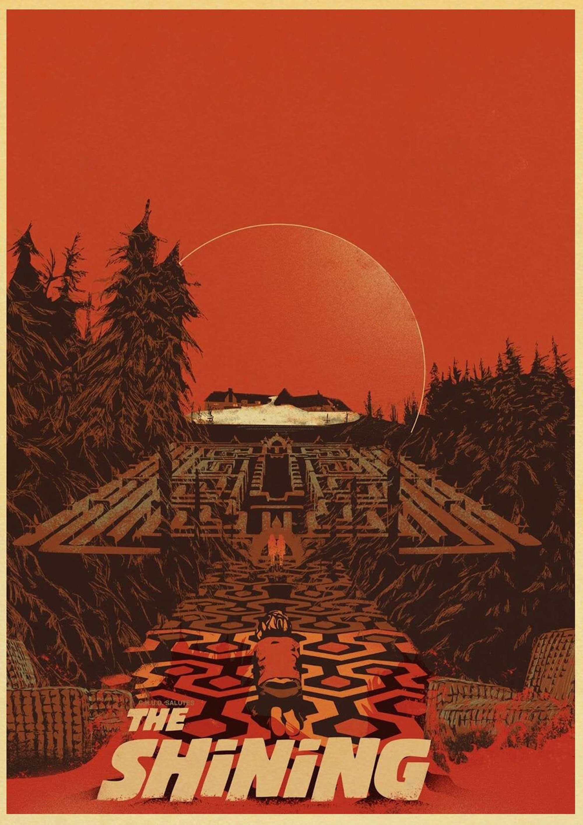 The Shining Poster Art The Shining One Sheet Poster WEB By