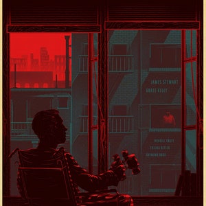 Rear Window Poster Horror Movie Poster Alfre D Hitchcock Digital Print ...