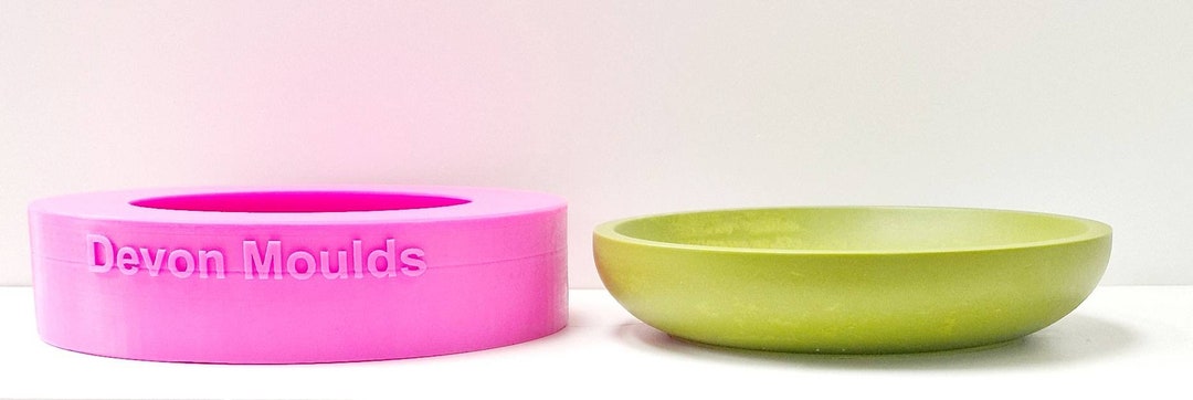 20cm Shallow Bowl Silicone Mould, Concrete Bowl Mould, Fruit Bowl Mould ...