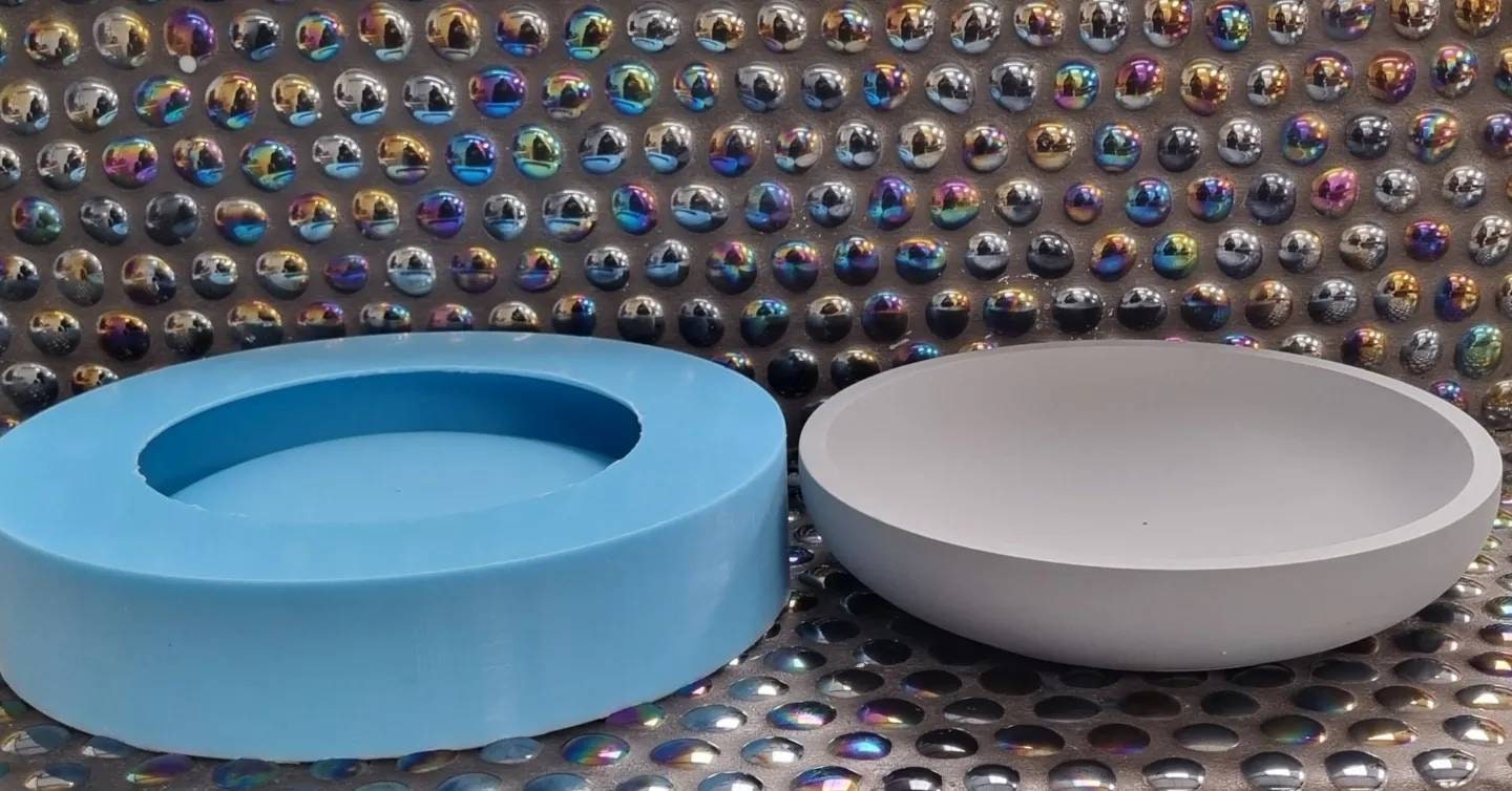 20cm Shallow Bowl Silicone Mould Concrete Bowl Mould Fruit - Etsy