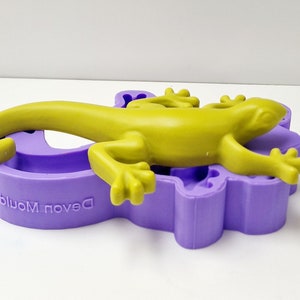 3D Lizard Silicone Mould, Plaster Mould, Jesmonite Mould, Wax Mould - Etsy