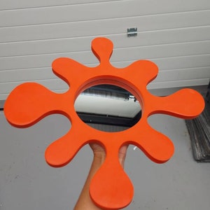 Splat Mirror Frame Silicone Mould, Jesmonite Mirror Mould Concrete Mold ...