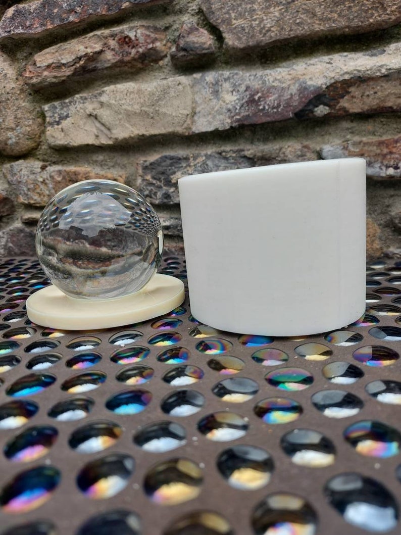 100mm Flat Bottom Sphere Paperweight Food and Heat Safe - Etsy