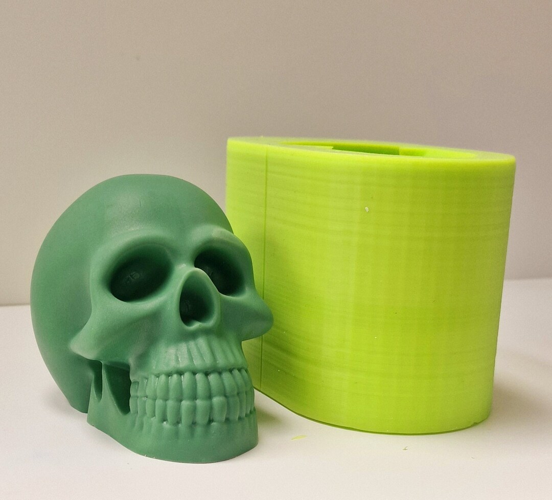 Large Skull Silicone Mould, Wax Moulds, Jesmonite Mould Candle Mold. - Etsy