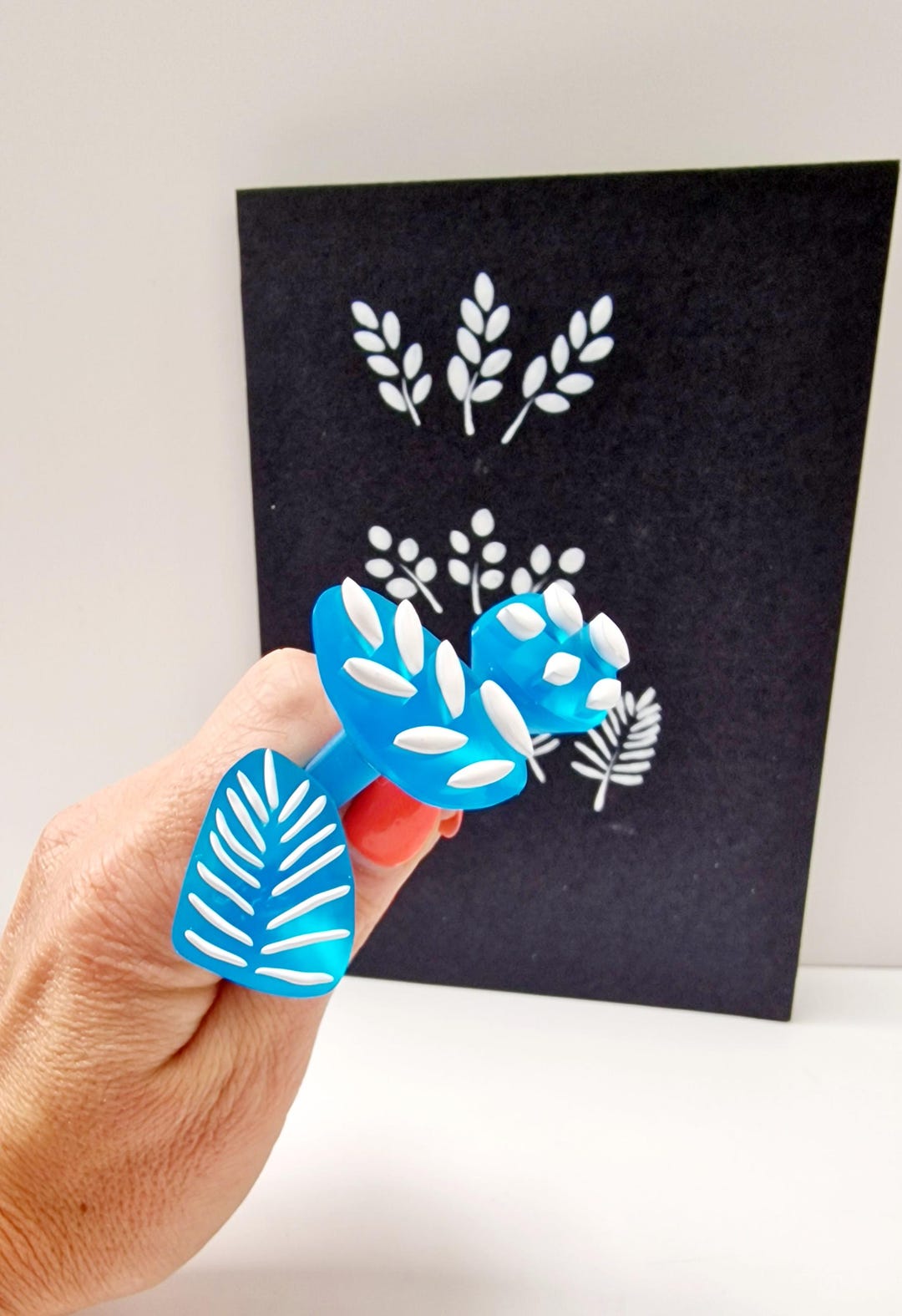 Leaf Tool Set X3 Tools Pottery/clay Stamp. - Etsy