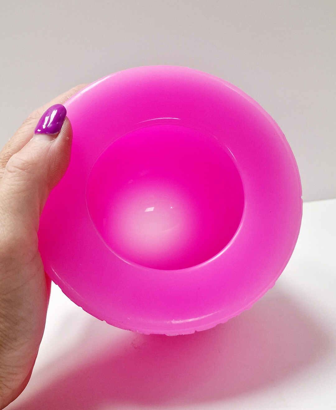 100mm Flat Bottom Sphere Paperweight, Food and Heat Safe Silicone Mould ...