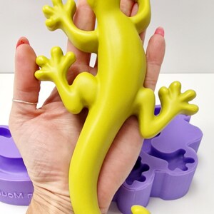 3D Lizard Silicone Mould, Plaster Mould, Jesmonite Mould, Wax Mould - Etsy