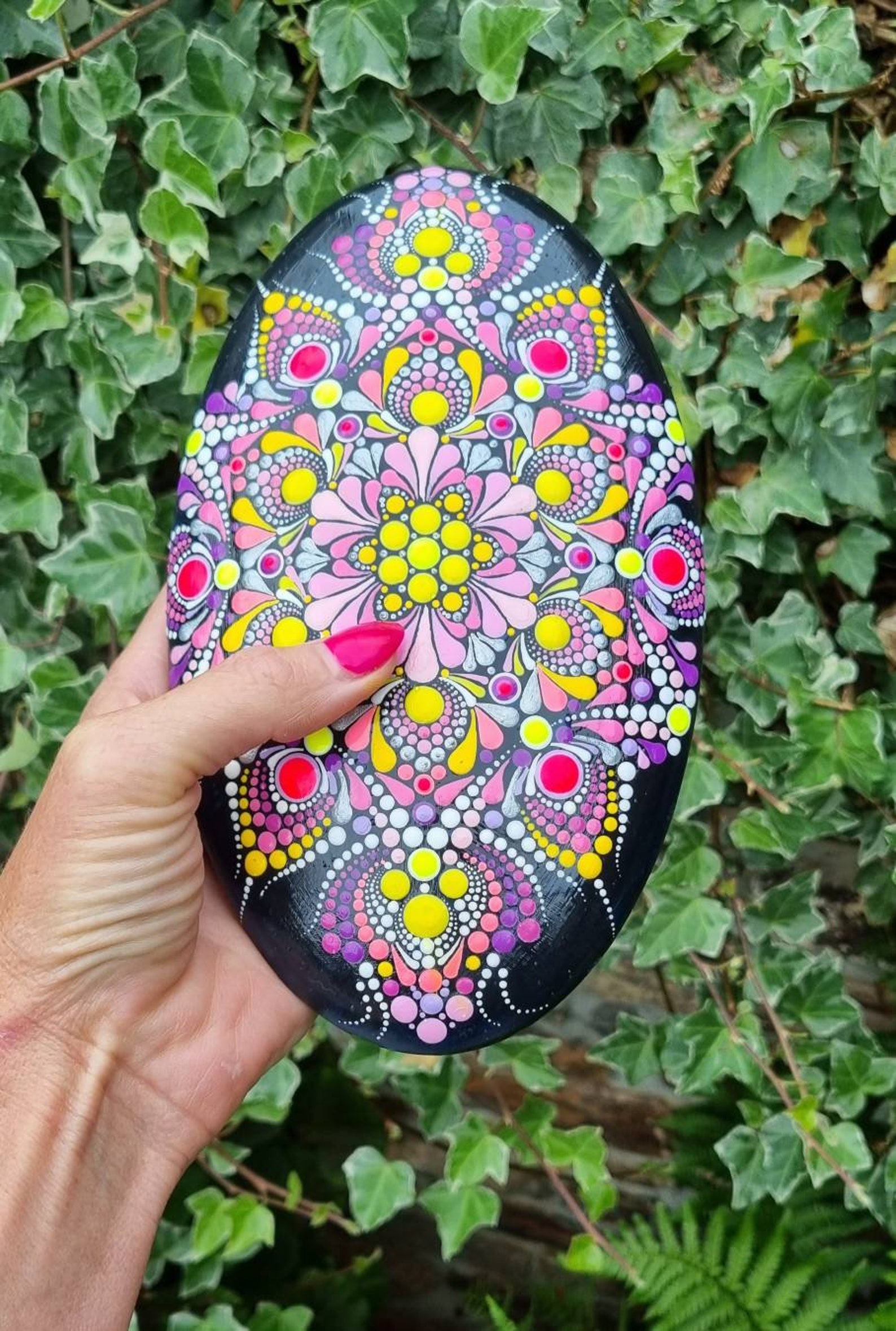 8 Inch Oval Artstone Mandala Silicone Mould - Etsy