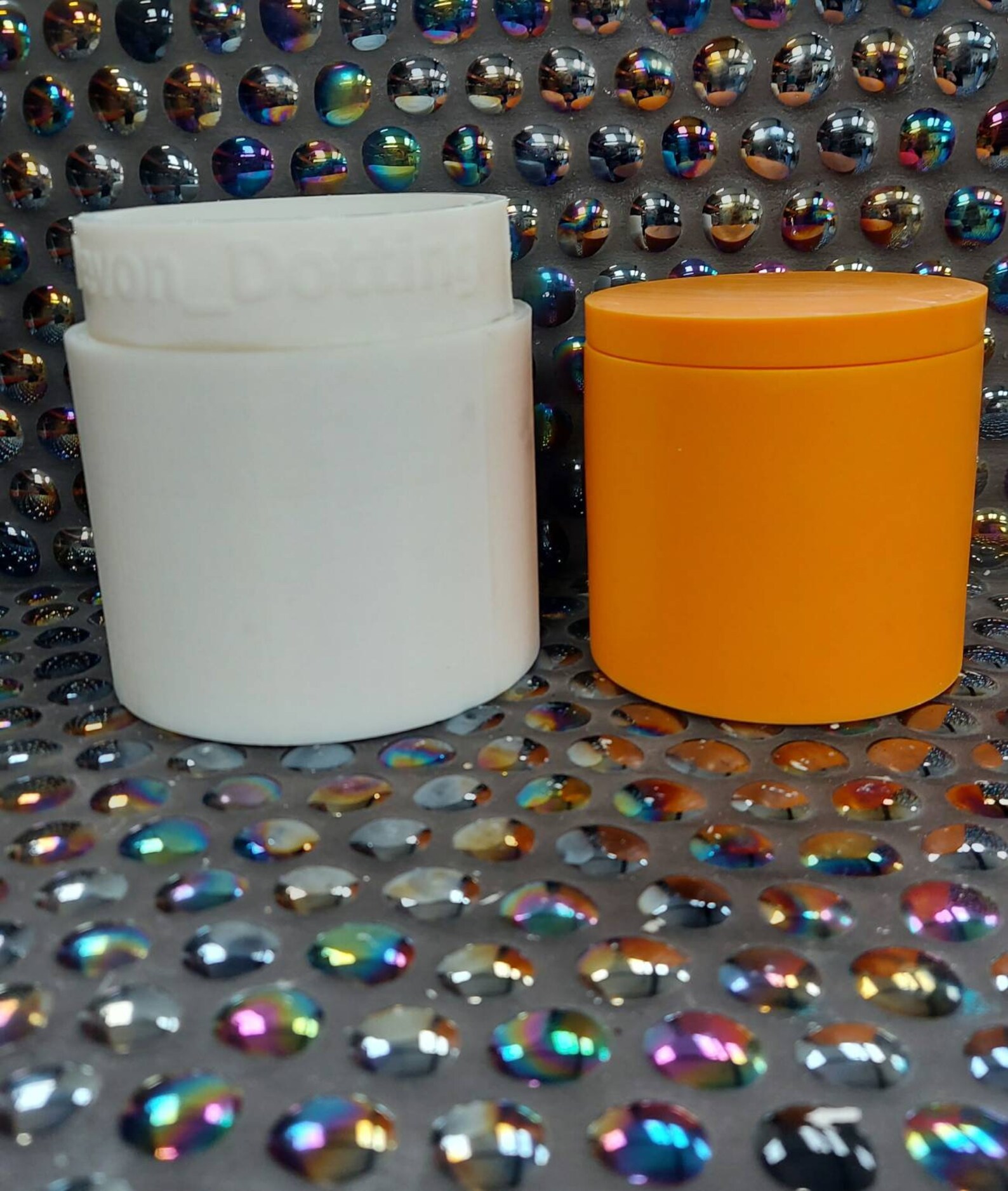 Medium Lidded Pot Cylinder Silicone Mold for Candle Mold Pot - Etsy