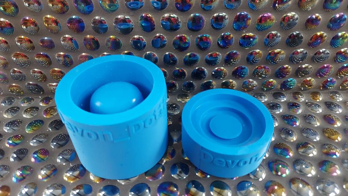 Small Lidded Cylinder Silicone Mold for Candle Mold Pot Mold - Etsy