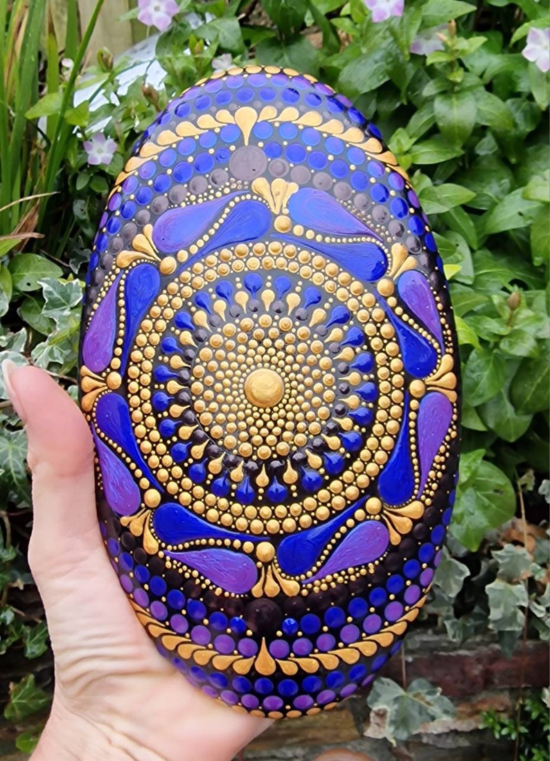 8 Inch Oval Artstone Mandala Silicone Mould - Etsy