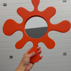 Splat Mirror Frame Silicone Mould, Jesmonite Mirror Mould Concrete Mold ...