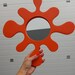 Splat Mirror Frame Silicone Mould, Jesmonite Mirror Mould Concrete Mold ...