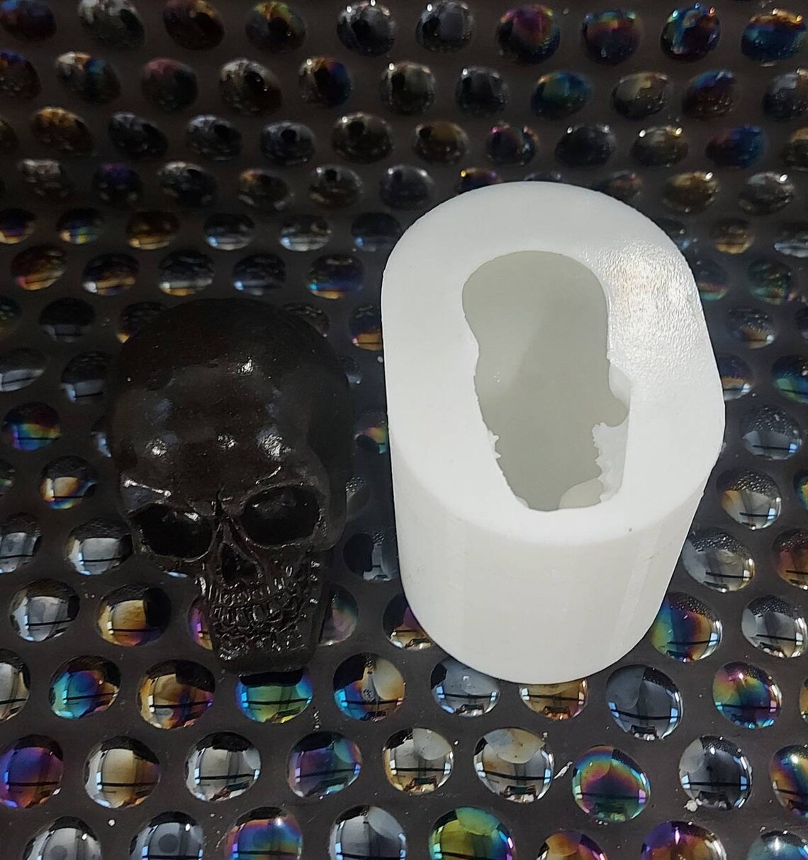 Skull silicone mould for plaster concrete mold jesmonite mold | Etsy