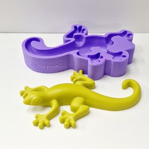 3D Lizard Silicone Mould, Plaster Mould, Jesmonite Mould, Wax Mould - Etsy