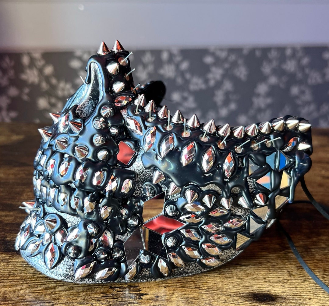 Halloween Half-skull Mask. - Etsy