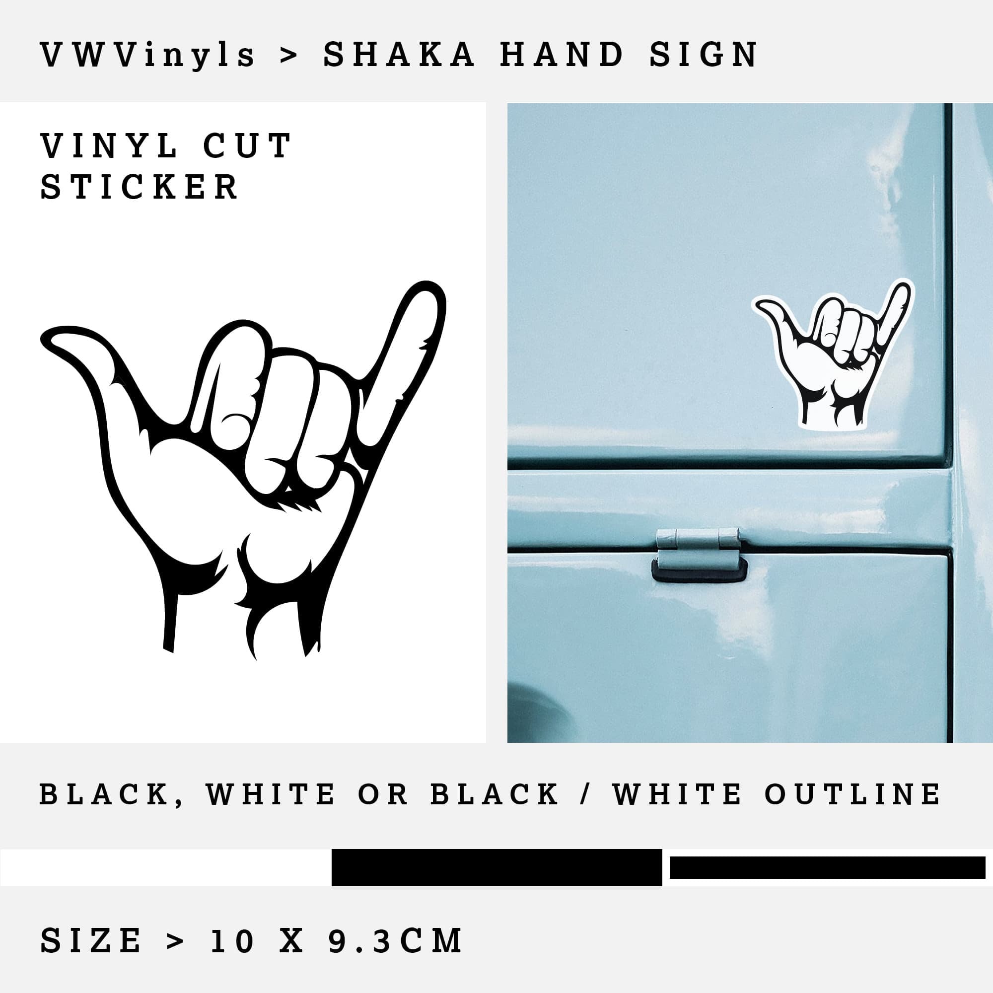 Shaka Sign Outline