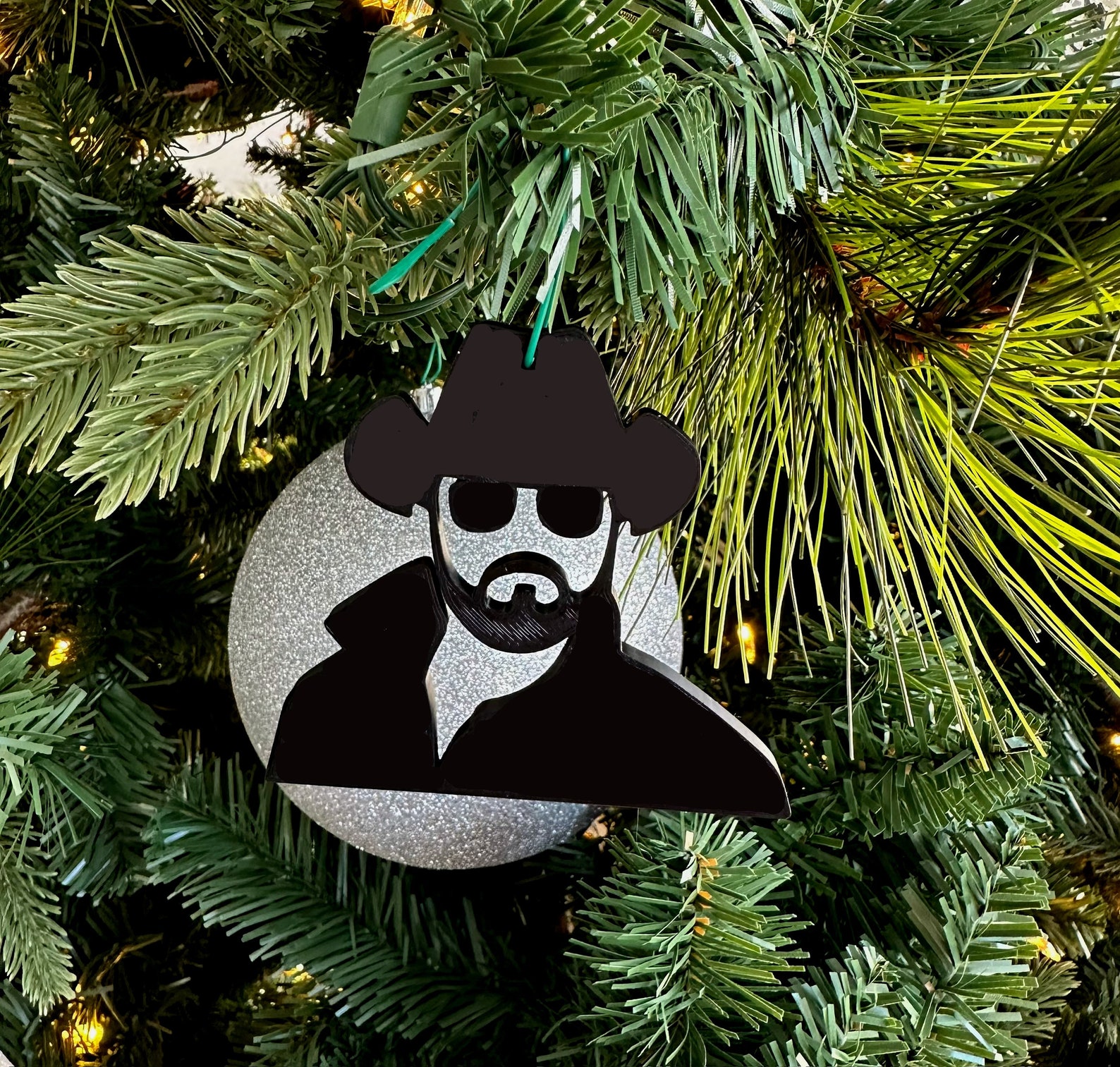 Yellowstone Rip Inspired Christmas Tree Ornament Black 3 Inch - Etsy
