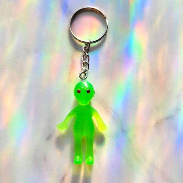 Alien Keychain - Etsy