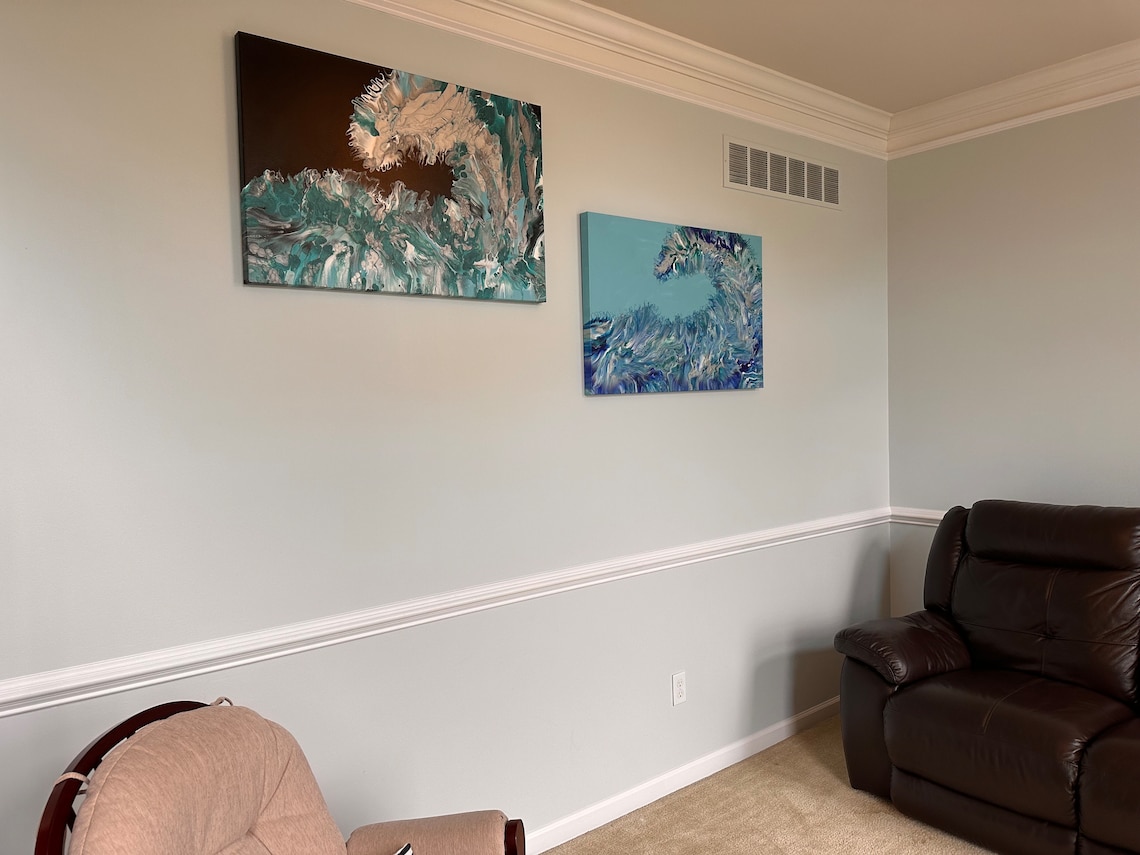 Water Fury |24” by 36”| - Etsy