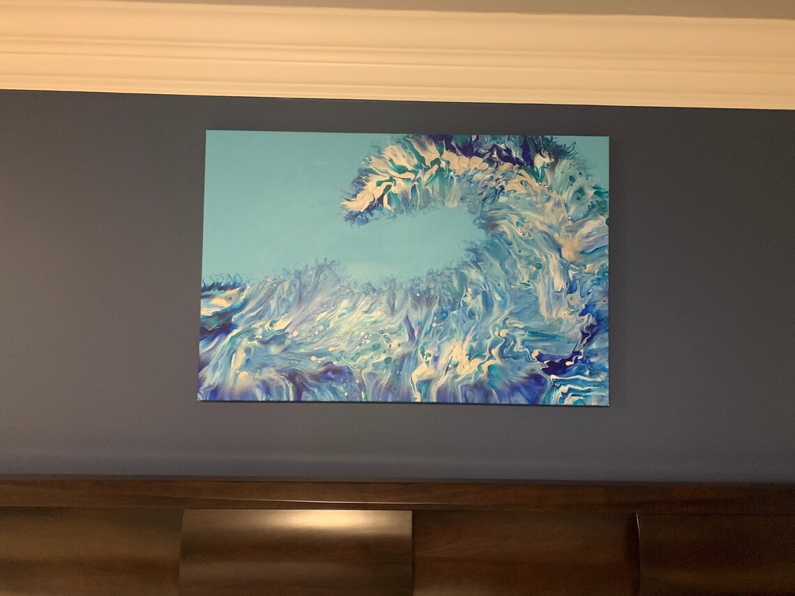 Water Fury |24” by 36”| - Etsy