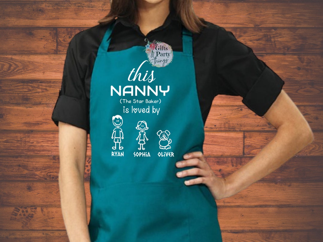 Personalised Nanny Apron | Custom Mothers Day Gifts | This Nanny is ...