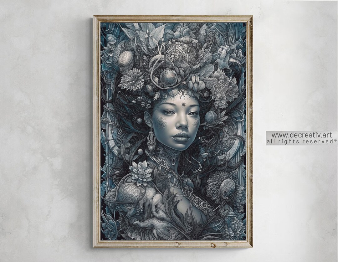 Mystical Fantasy Queen Digital Art Gallery. Digital Download - Etsy