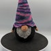 Goth Gnome, Crochet, Home Decor, Black, Purple, Pink - Etsy