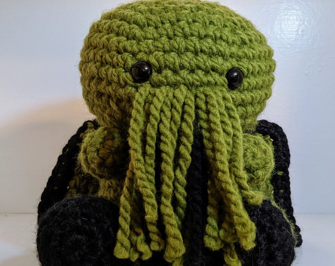 Crochet Cthulhu, Stuffed Creature, Doll, Stuffed Animal - Etsy