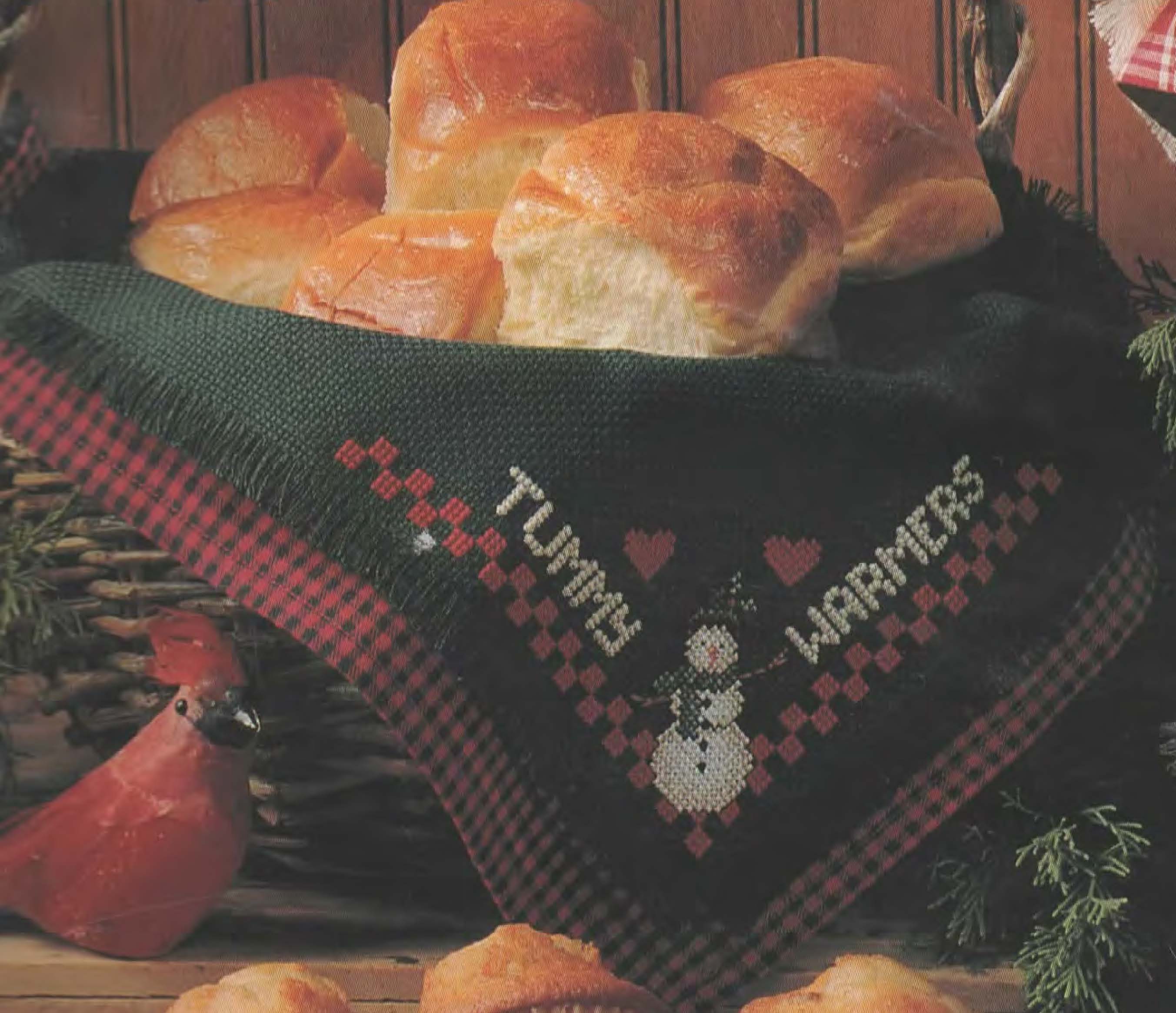 PDF Vintage Country Christmas Bread Cloths, Set of 9 Cross Stitch ...