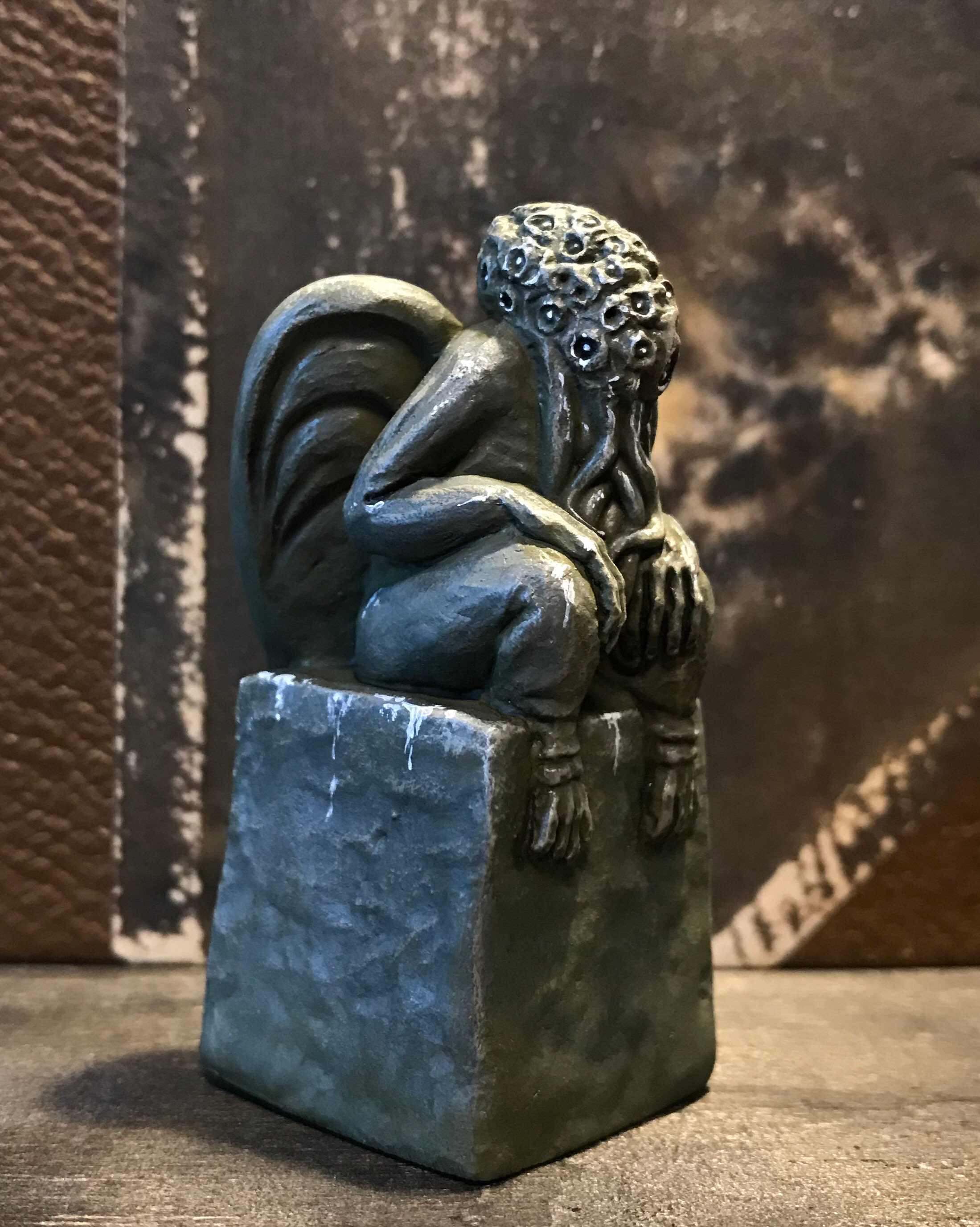 Small Cthulhu Statue Resin Miniature for Decoration or | Etsy