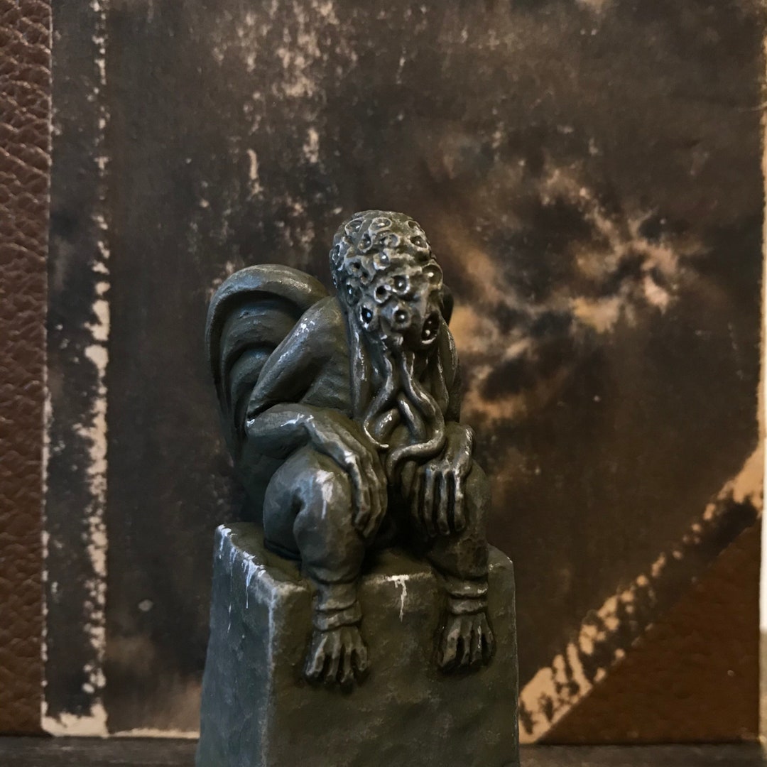Small Cthulhu Statue Resin Miniature for Decoration or Terrain for ...