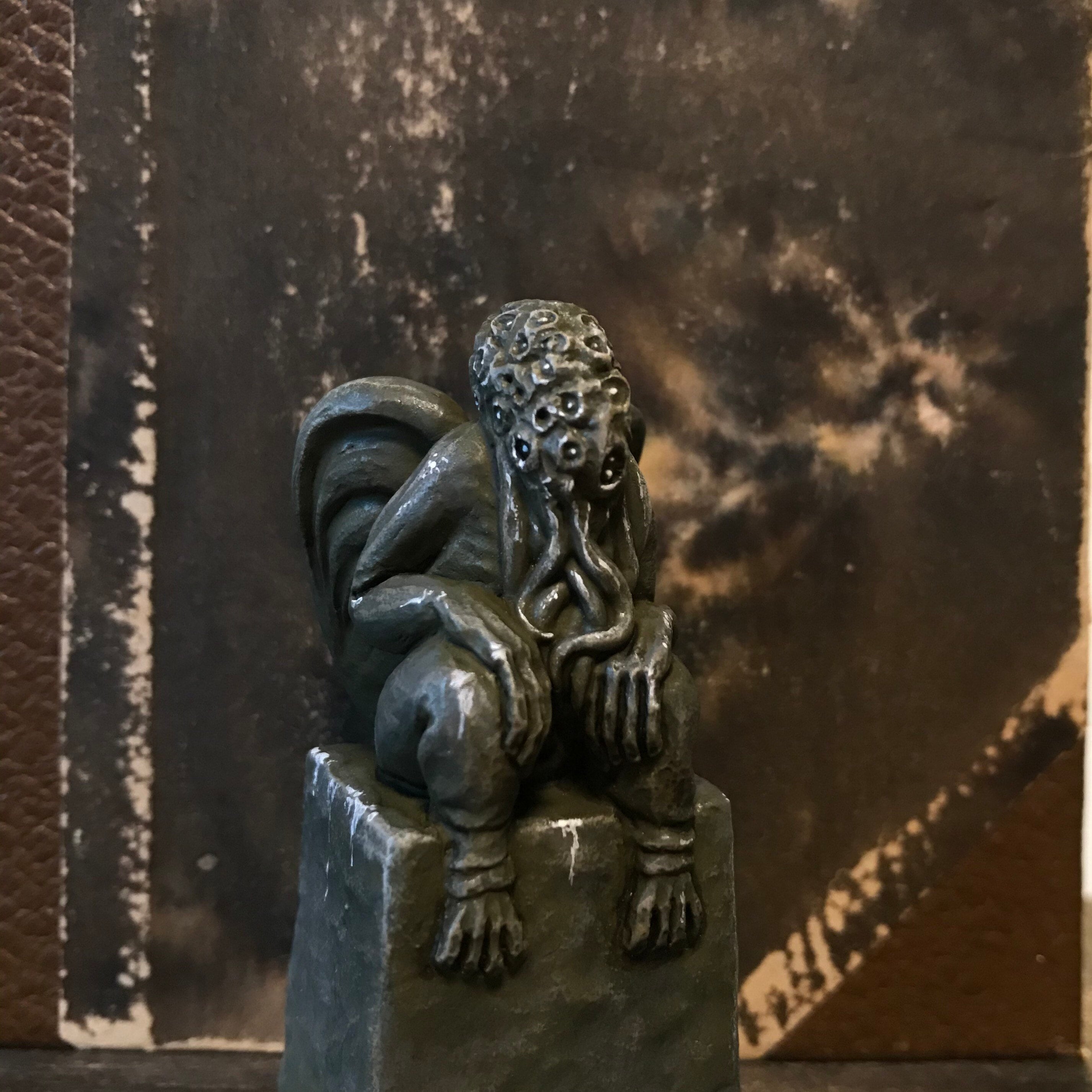 Small Cthulhu Statue Resin Miniature for Decoration or | Etsy