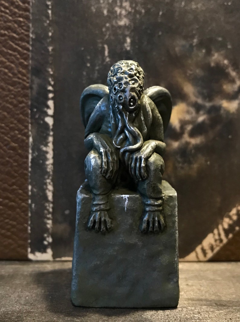 Small Cthulhu Statue Resin Miniature for Decoration or | Etsy