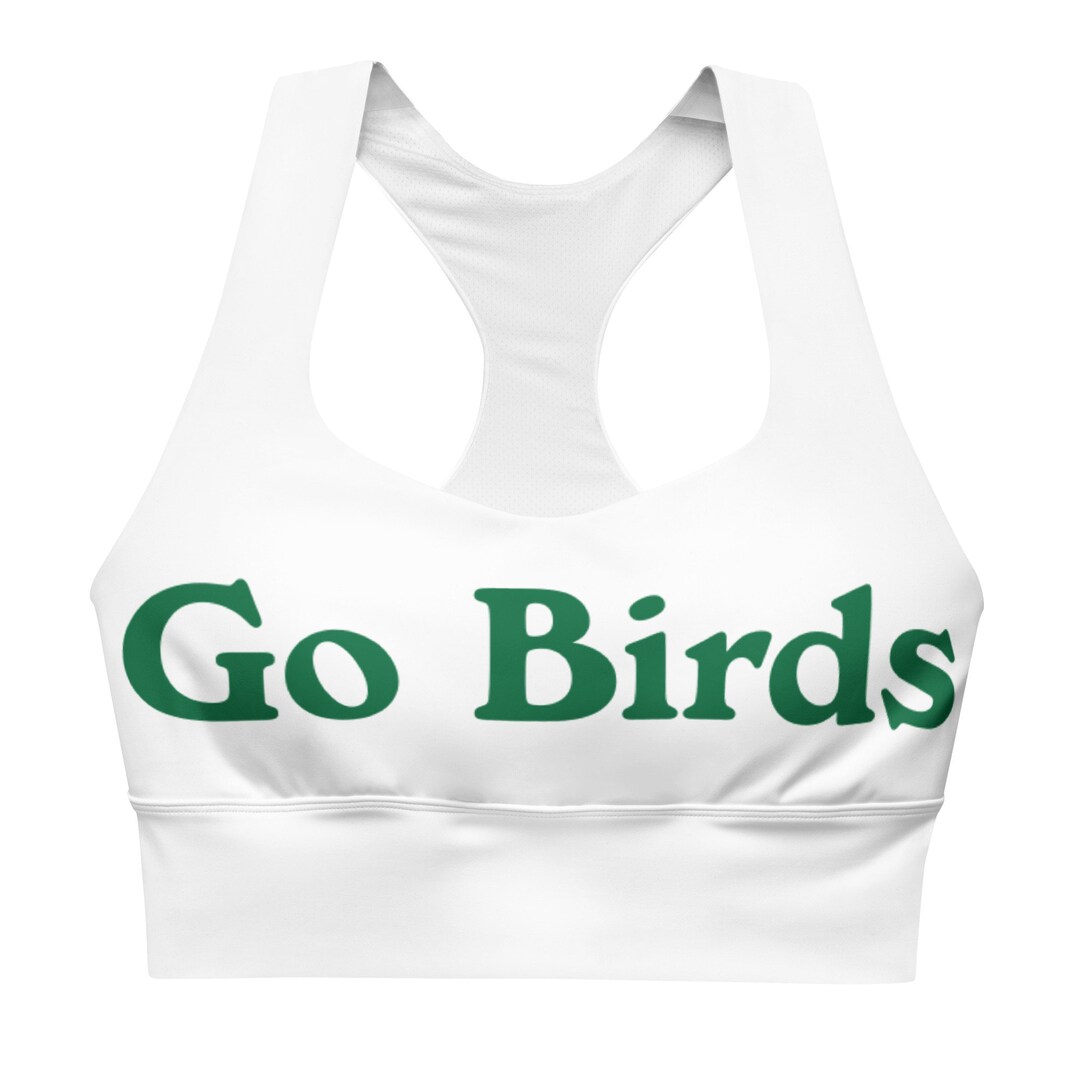 Go Birds Philadelphia Eagles Longline Sports Bra - Etsy