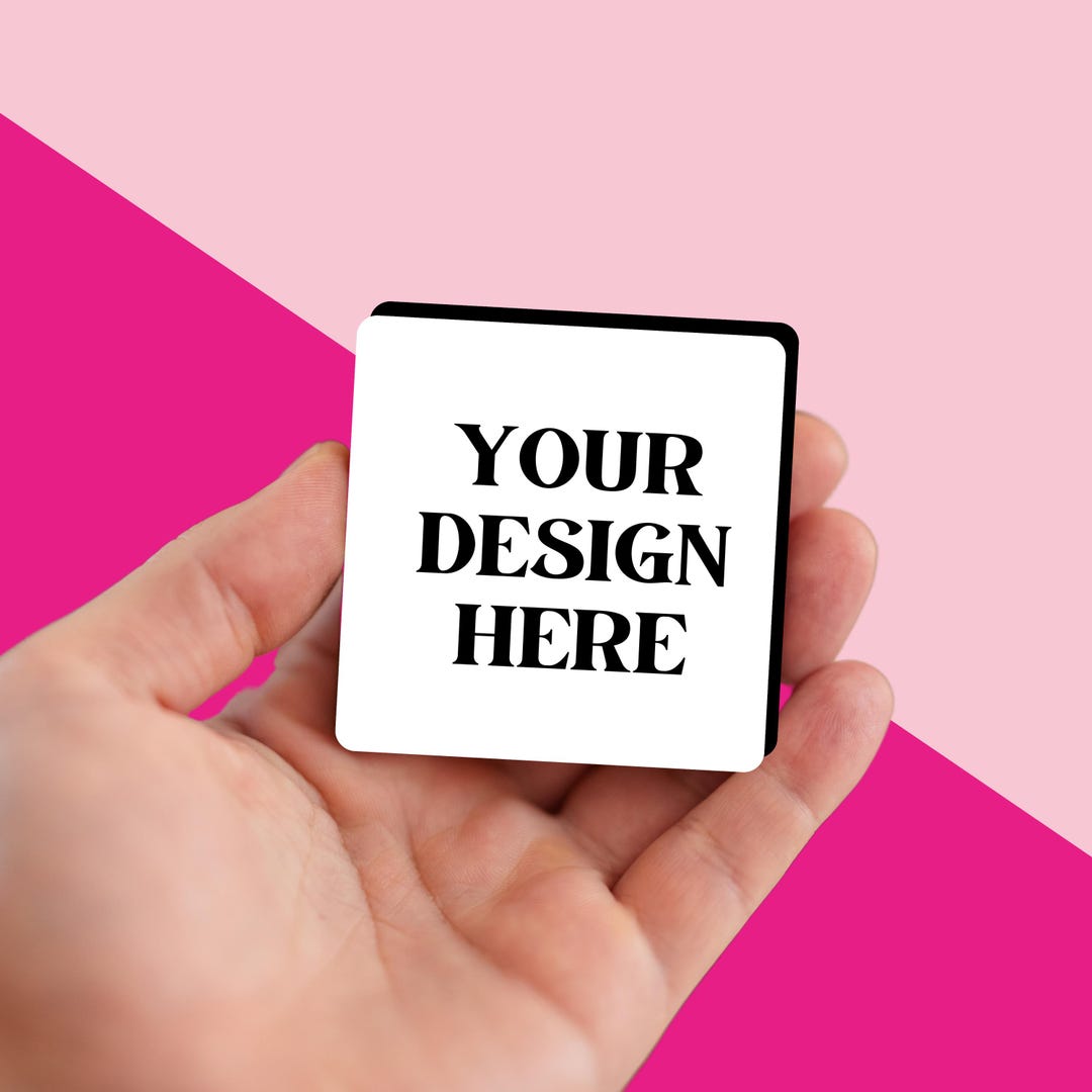 Custom Square Magnet Personalised Magnet Custom Design on Magnet Square ...