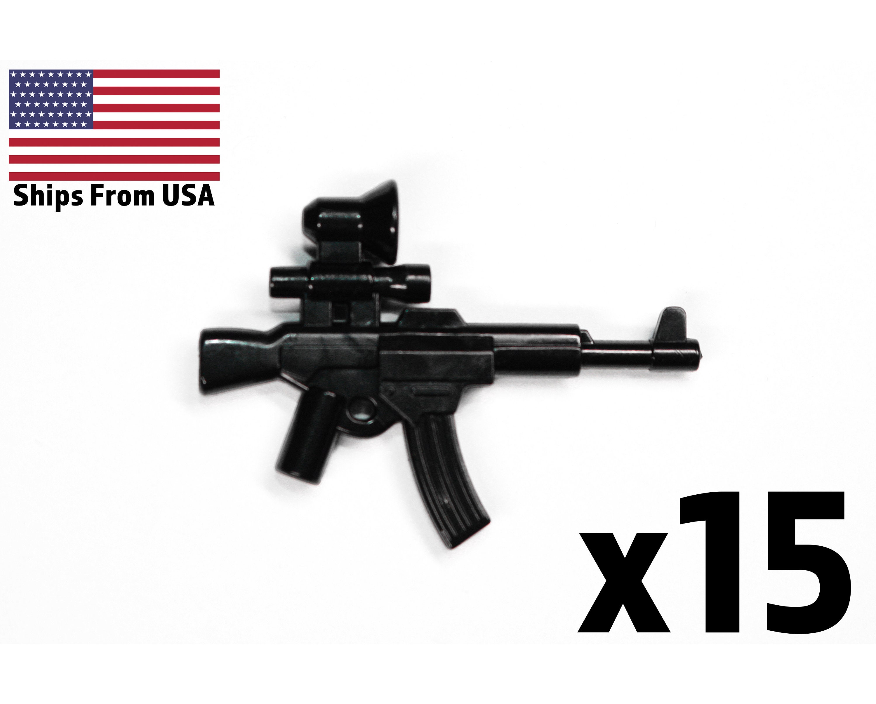 Building Toys LEGO Guns FMG-9 Submachine Gun Modern Army Military ...